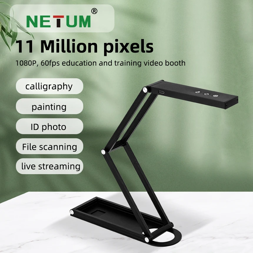 NETUM A3 A4 Portable Foldable Document Camera Scanner