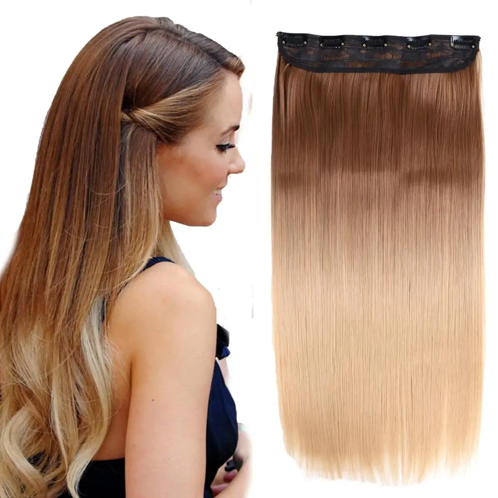 Hot Sell Brand Straight Hair Cheap Factory Wholesale Customized 5 Clips ...