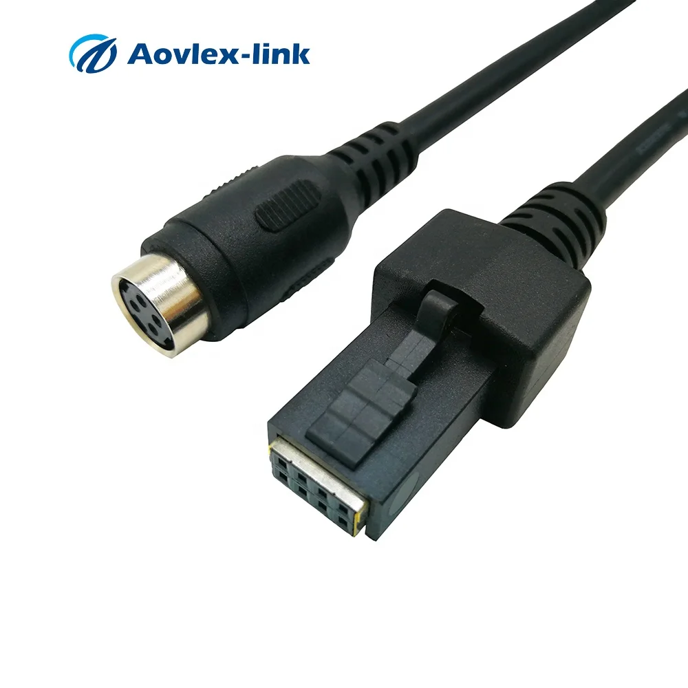 Power Din 4pin To 2x4 Latch-n-lock Printer Scanner Cable Epos System 4 ...