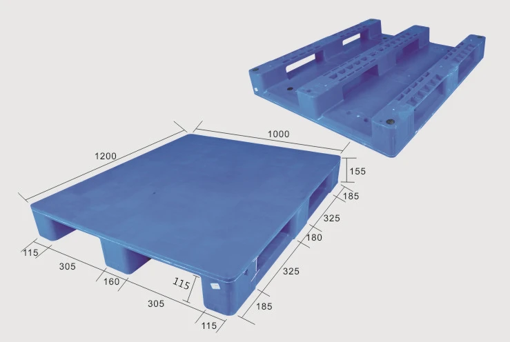 48"x40" Pharmaceutical Industry Heavy Duty Flat Racking Reversible ...