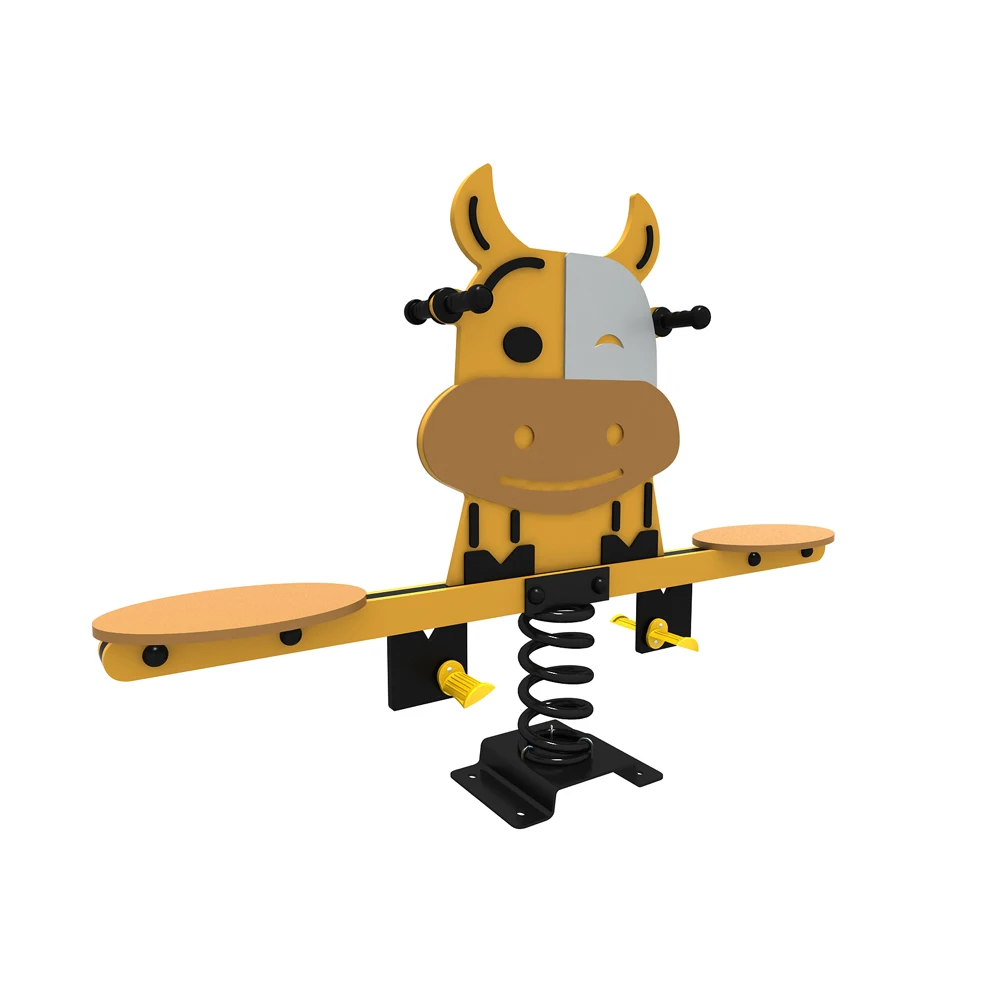 Playground Pe Spring Seesaw Theme Park Equipment Pe Plate Spring Animal ...
