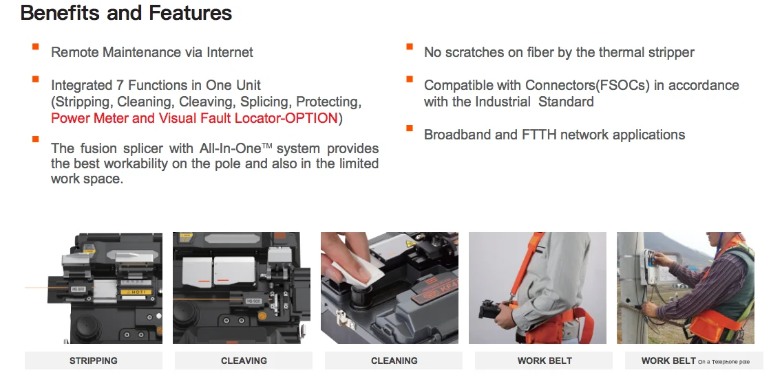 ILSINTECH Active Cladding Alignment - Fusion Splicer KF4A