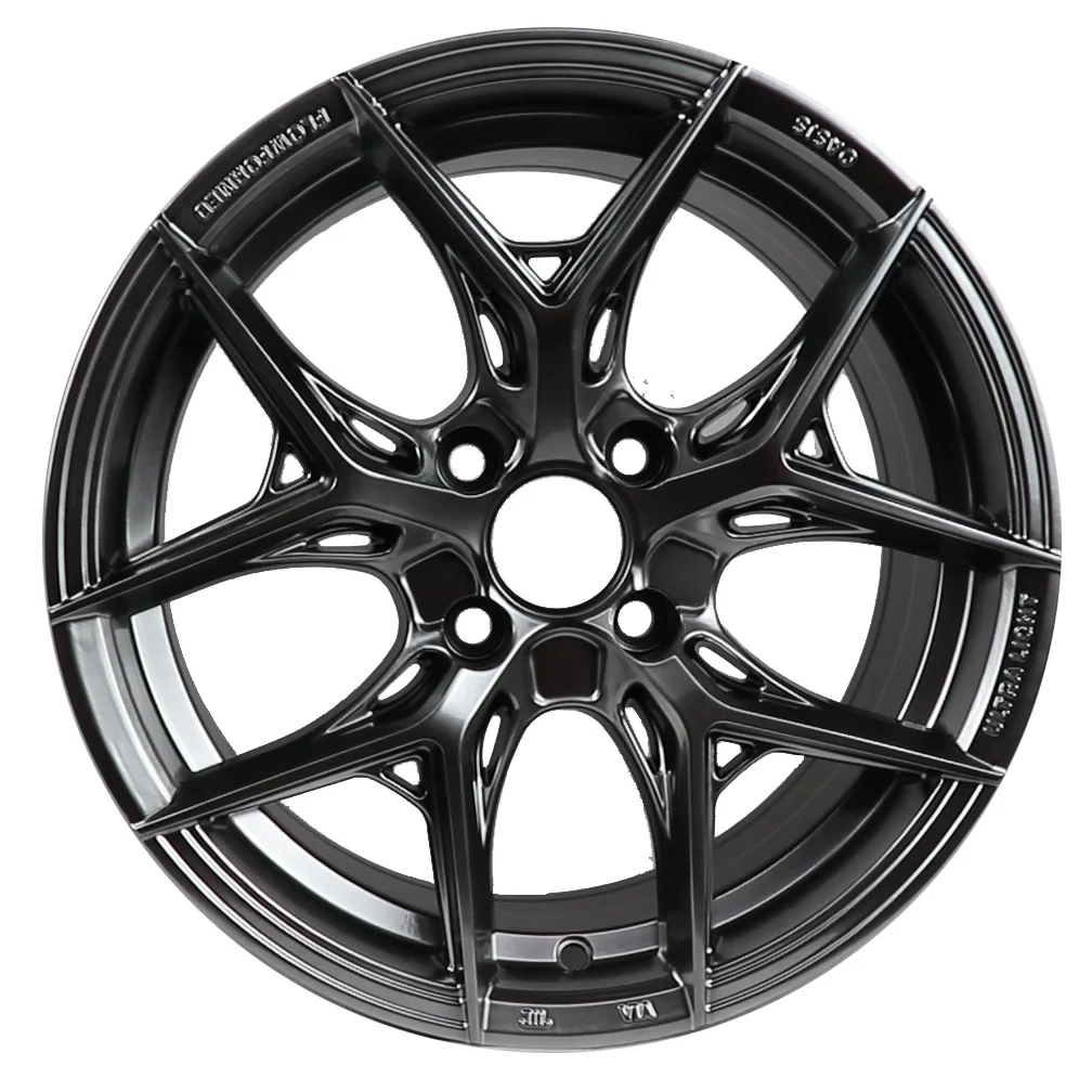 Jt210 Mag Rims 15 Inch Multi Spoke Black Red Finish Alloy Car Wheel ...