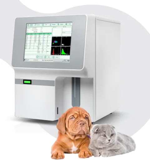 Veterinary 5-part Automatic Hematology Analyzer/ 25 Parameters Vet Cbc ...