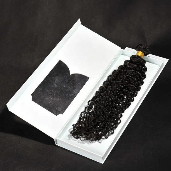 Luxury Custom Paper Magnetic Folding Hair Extension Packaging Boxes ...