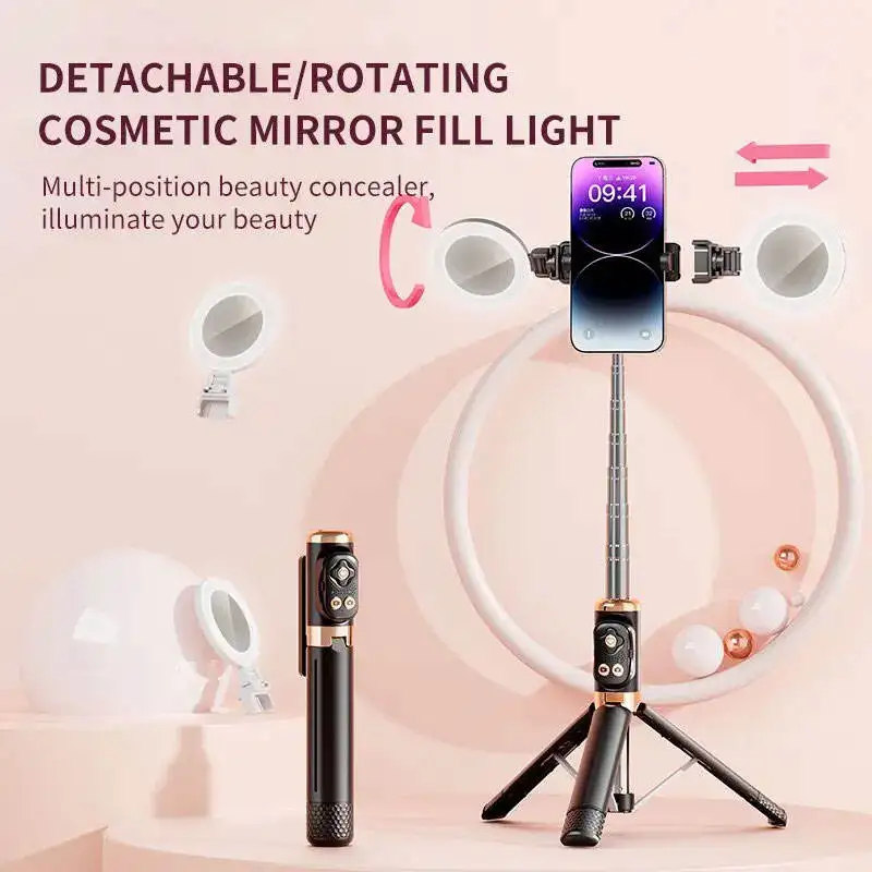 1.7 M Custom Rotating Selfie Stick And Mobile Tripod Stand 360 Rotation ...