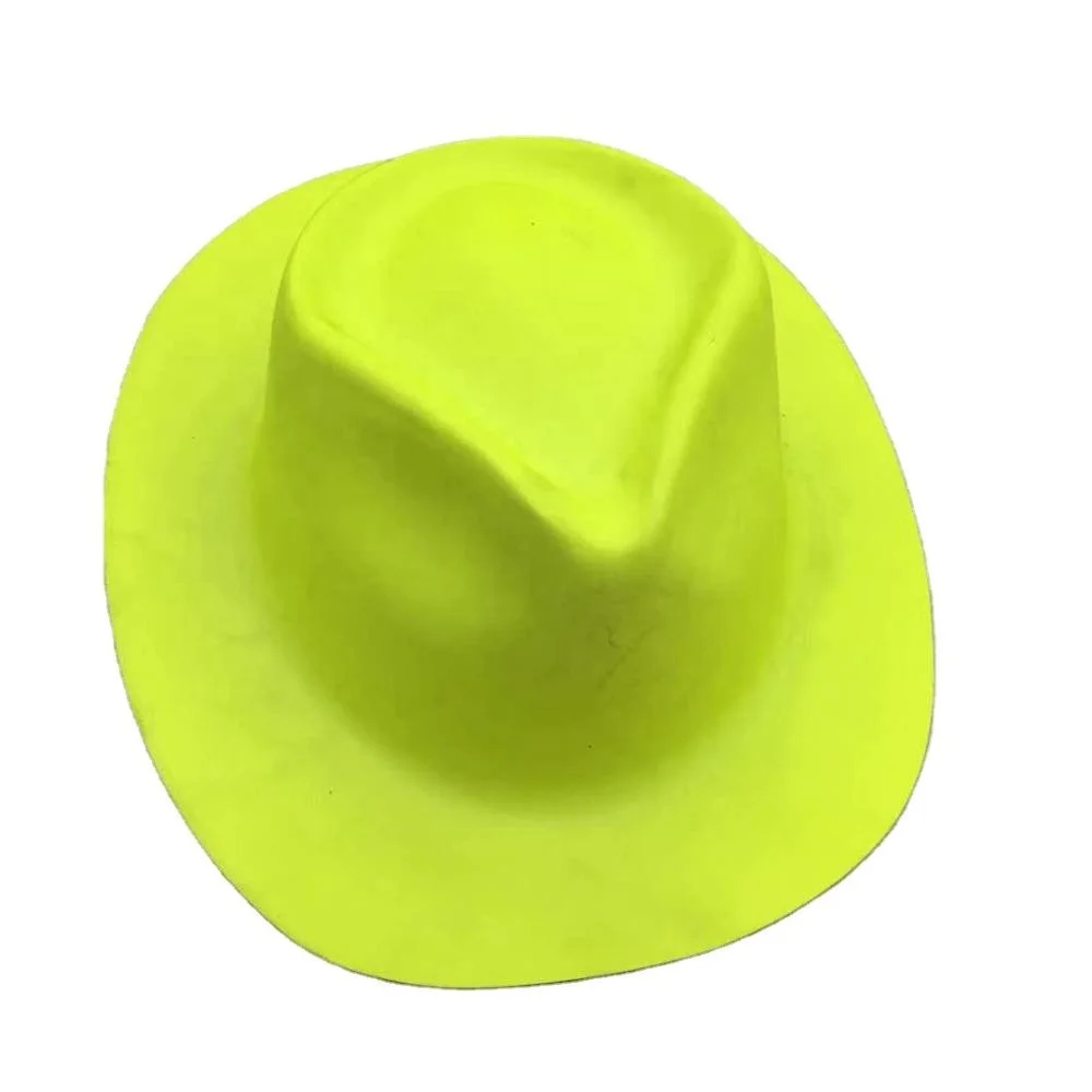 12 Neon Color Plastic Fedora Gangster Party Hats Costume Accessory ...