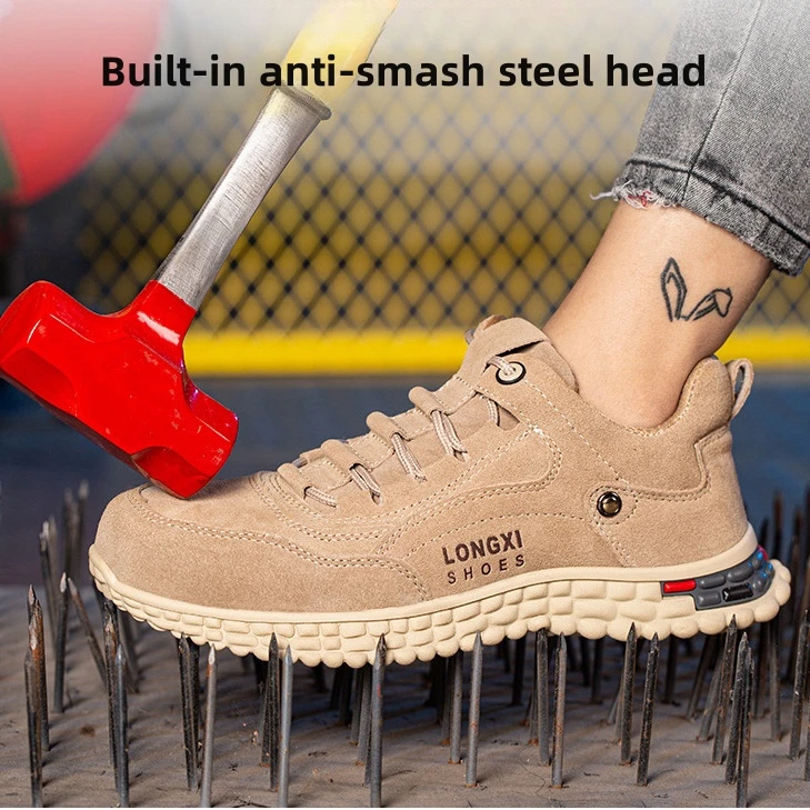 Men's Fashion Safety Shoes Anti- Smashing Anti-pressure Anti-puncture ...