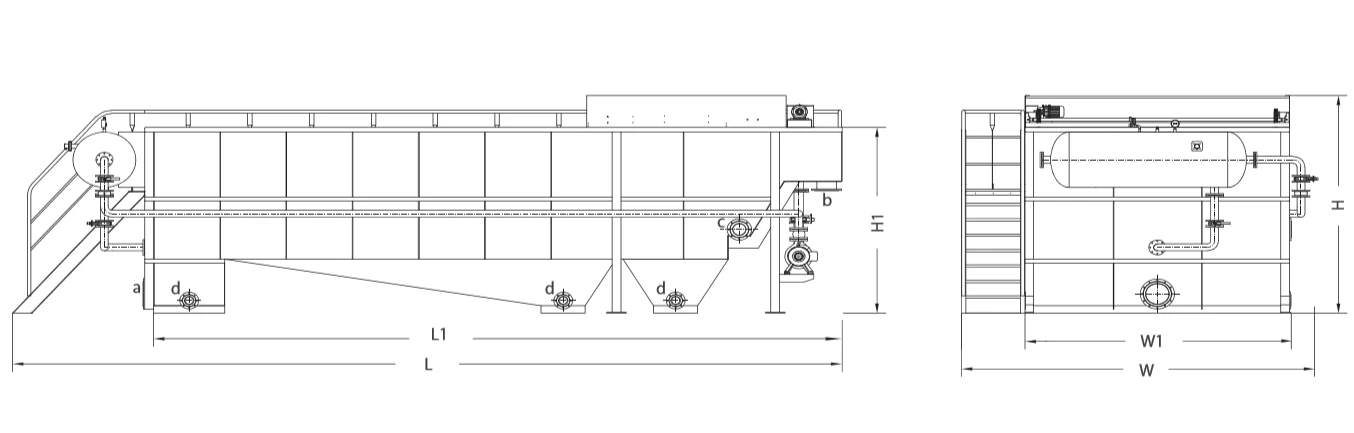 DAF Series Dissolved Air Flotation Clarifier - Efficient & Durable