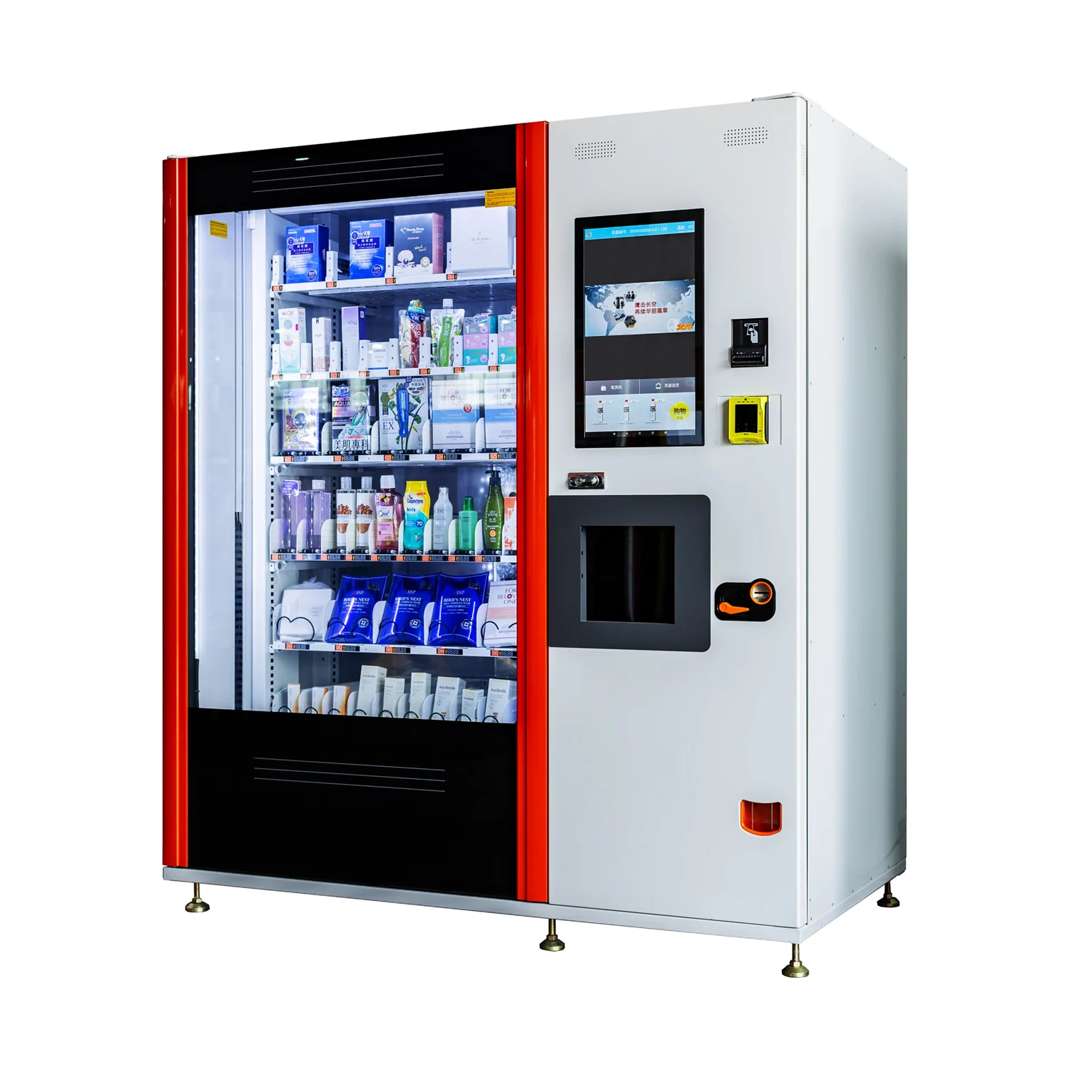 Top Sales Eye Lashes Beauty Makeup Snack and Drink Vending Machine with ...