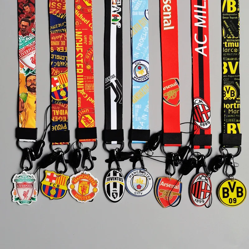Football Lanyard Phone Long Neck Lanyard Campus Activity Lanyard Soccer ...