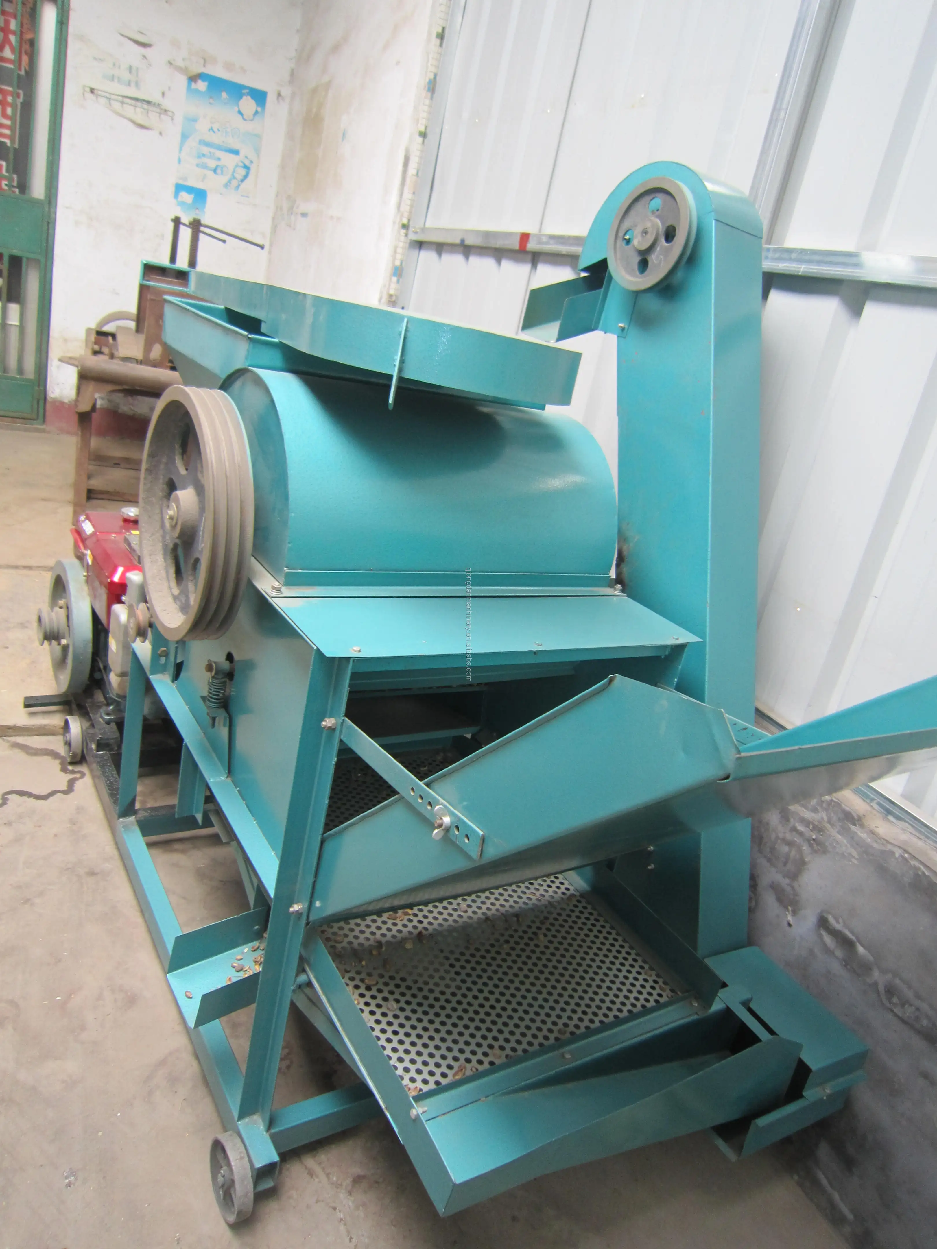 Efficient Castor Bean Seed Dehuller - Low Energy Consumption