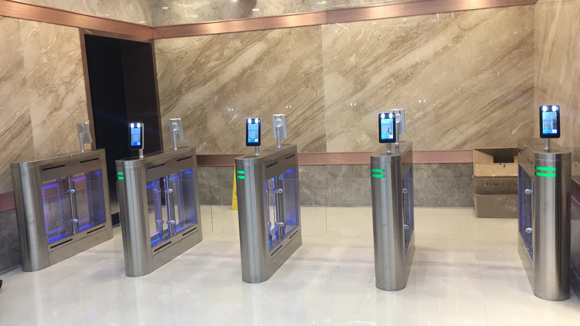 HFSecurity Access Control Terminal Turnstile Gate Connect with QRcode ...