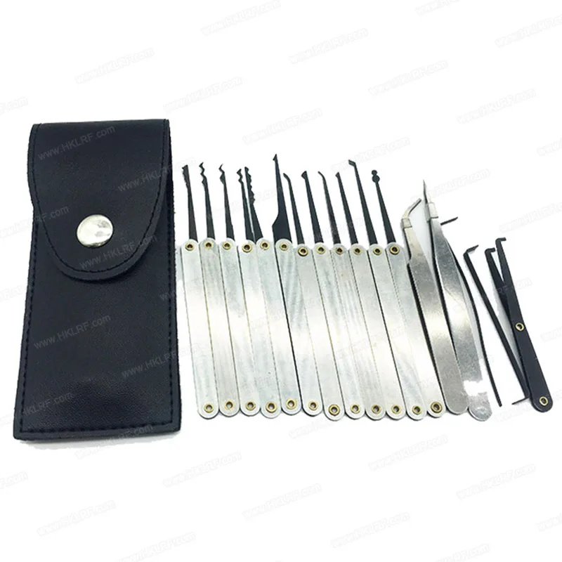 17pcs Practice Lock Pick Tool Kit Padlock Locksmith Tools Good Quality ...