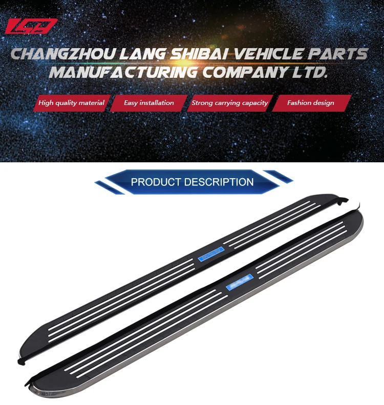 Car Universal Side Step Running Board For Toyota Rav4 Accessories 2009 ...