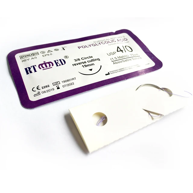 Medical Absorbable Suture Threads Pgla Polyglactin 910 Pga - Buy Pga ...