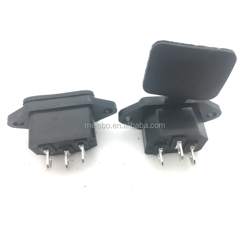 Waterproof C13 Power Panel Mounting - IEC320 C14 Socket