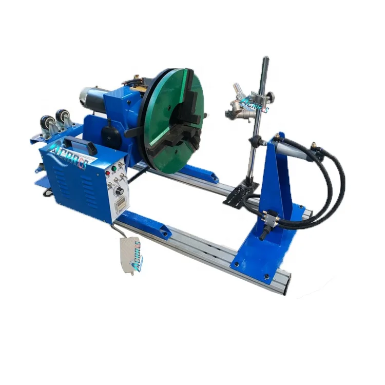 30kg Vertical Welding Positioner With Pneumatic Tailstock Torch Holder ...