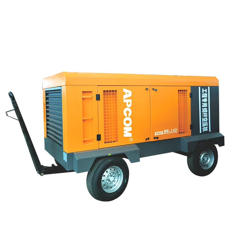 Portable Screw Electric Air Mobile Compressors Mining Apcom 14bar ... Portable Screw Electric Air Mobile Compressors Mining Apcom 14bar ...