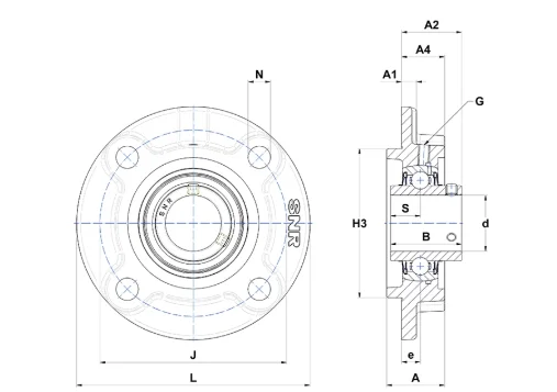 Bearing Housing Types Fc210 Fc211 Fc212 Pillow Block Bearing - Buy ...