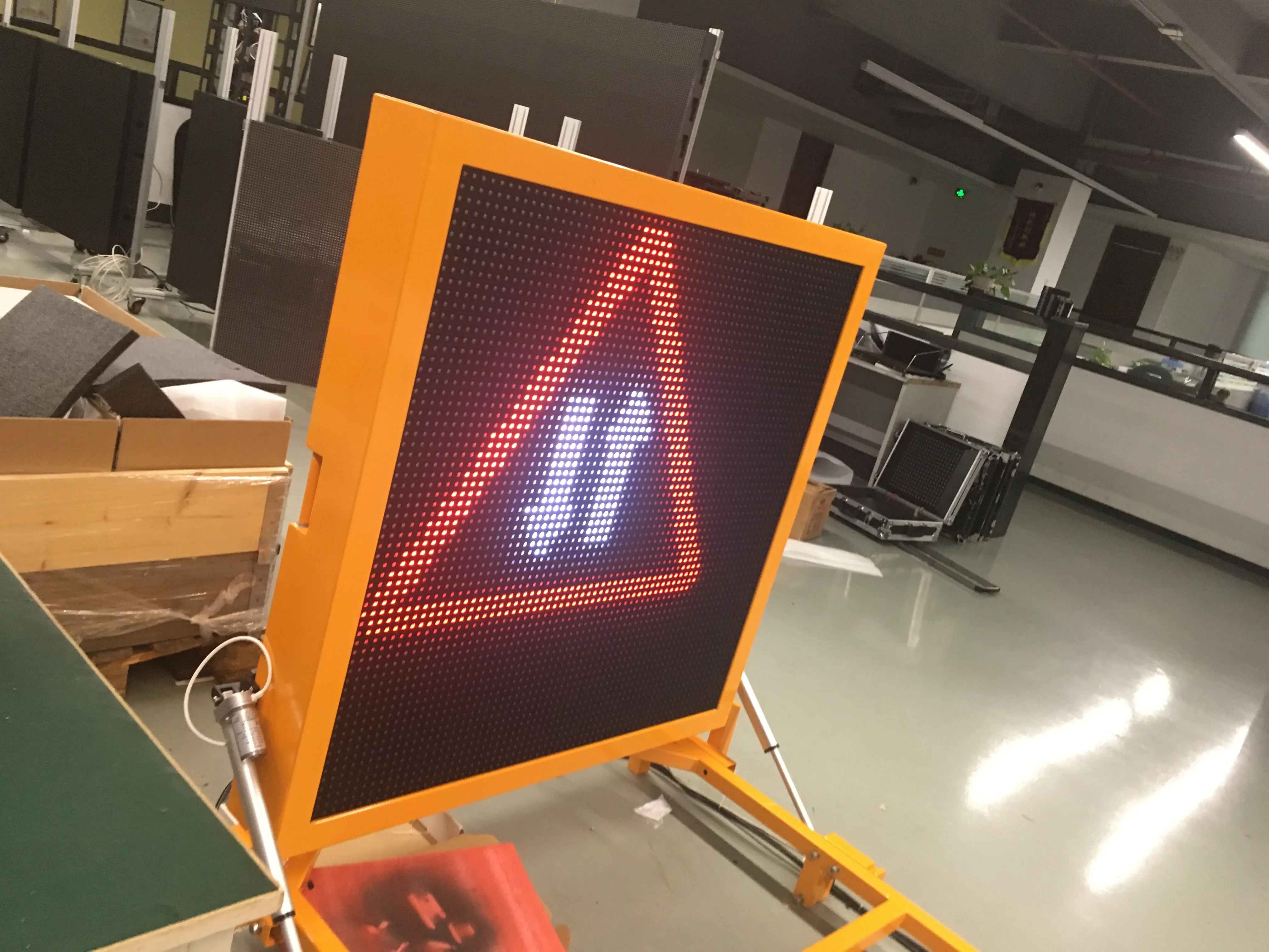 Trailer LED Portable VMS - Dynamic Message Sign Mobile Board