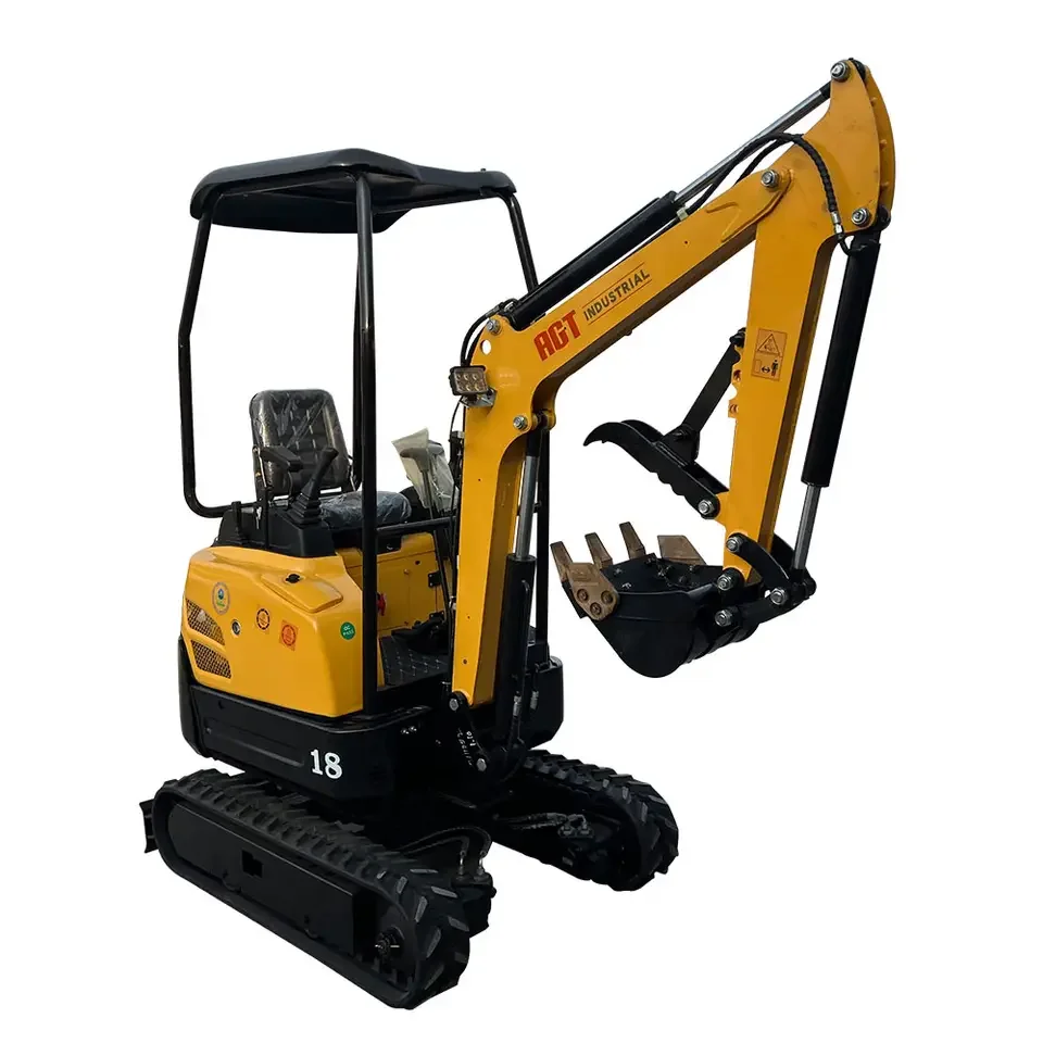 Mini Excavator Agt Industrial Ku18 Small Digger Bagger Good Price ...
