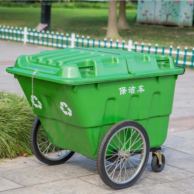 400 Liter Plastic Garbage Bin - Durable & Sustainable