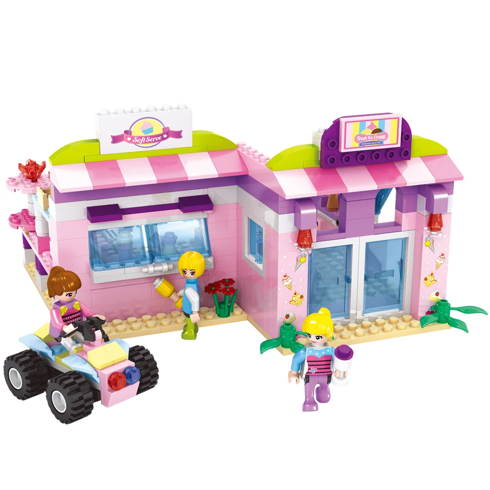 Cogo 317 Pcs Educational Building Blocks Model Girl Play Set Brick ...