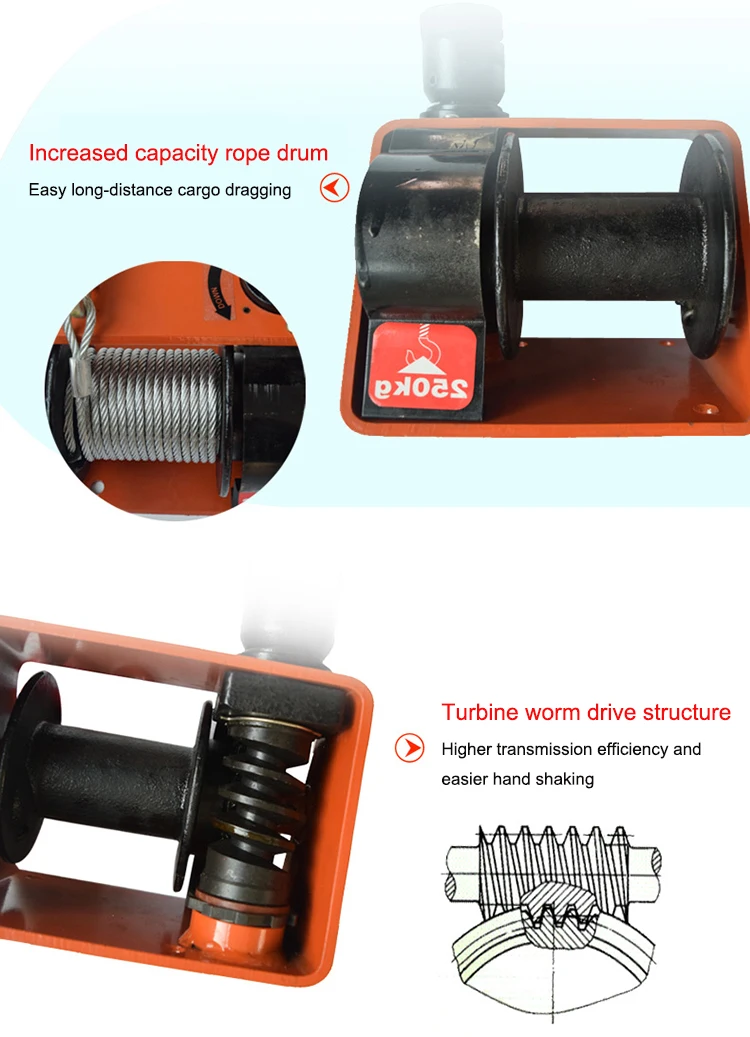 Portable Mini Manual Winch - Compact & Lightweight Power