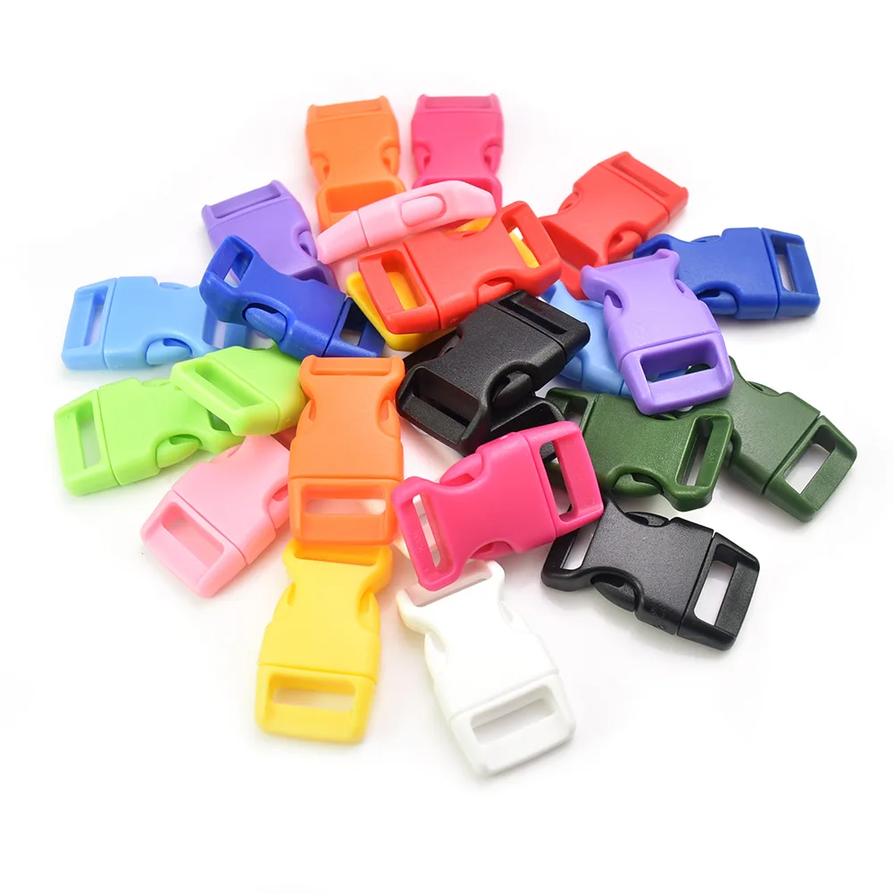 Wholesale 15mm Plastic Insert Buckles for Paracord Bracelets