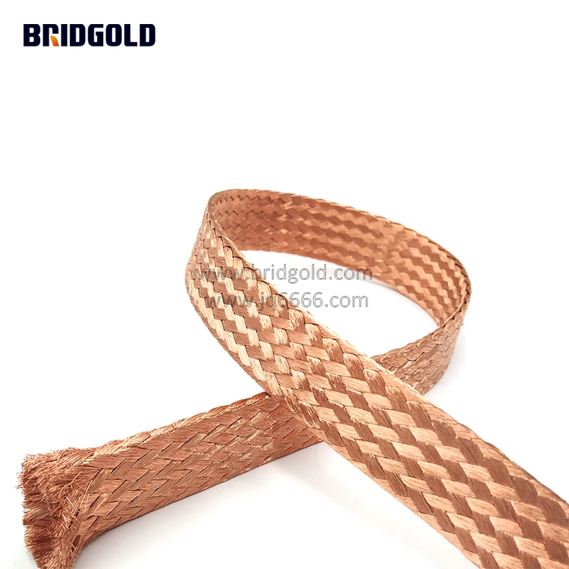 25 Sqmm Copper Braid For Electrical Connection Braided Grounding Wire ...