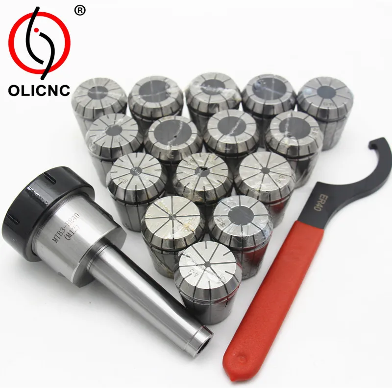 Wholesale ER Collets with MT Collets Holder Set MTB3 ER40 15pcs