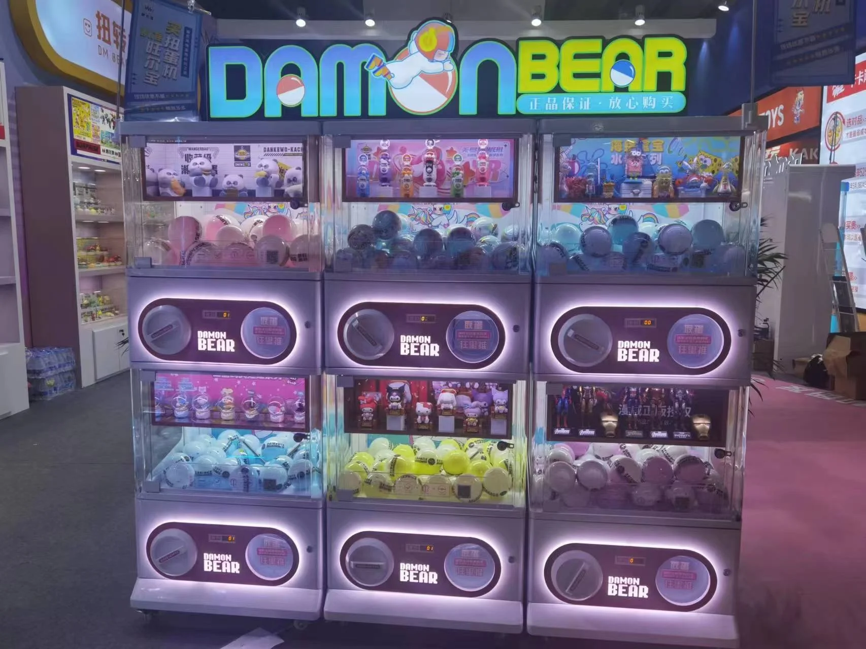 Wangerbao Factory Customized Amusement Park Gacha Gashapon Machine ...