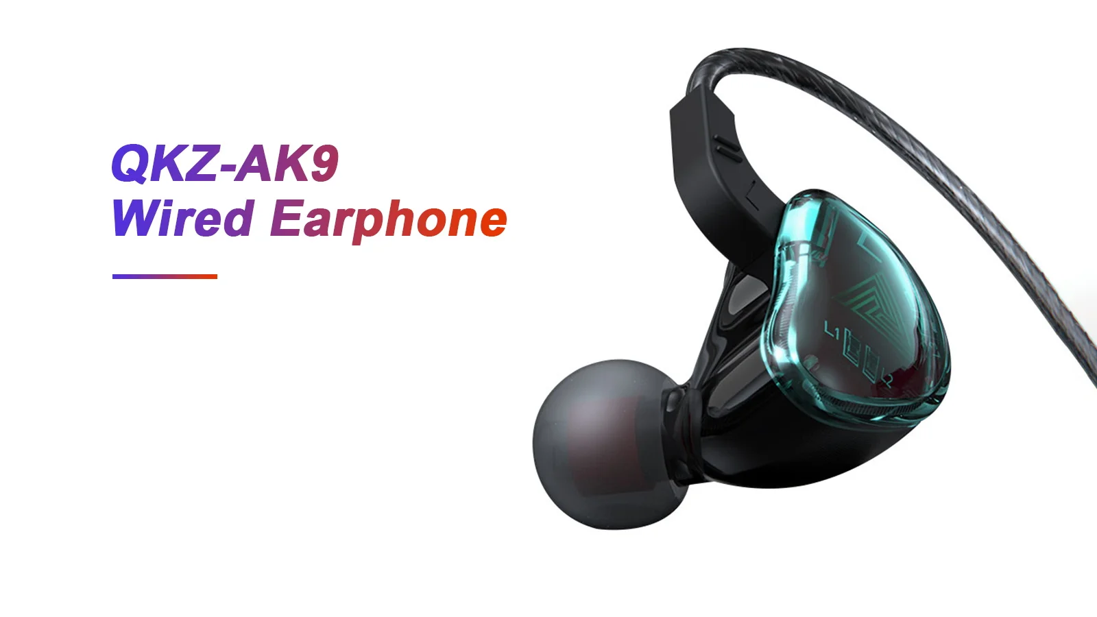 Hot Sale Qkz Ak9 Chip Logo Headset With Mic Heavy Bass Metal In-ear Headset Wired Sports Hifi ...