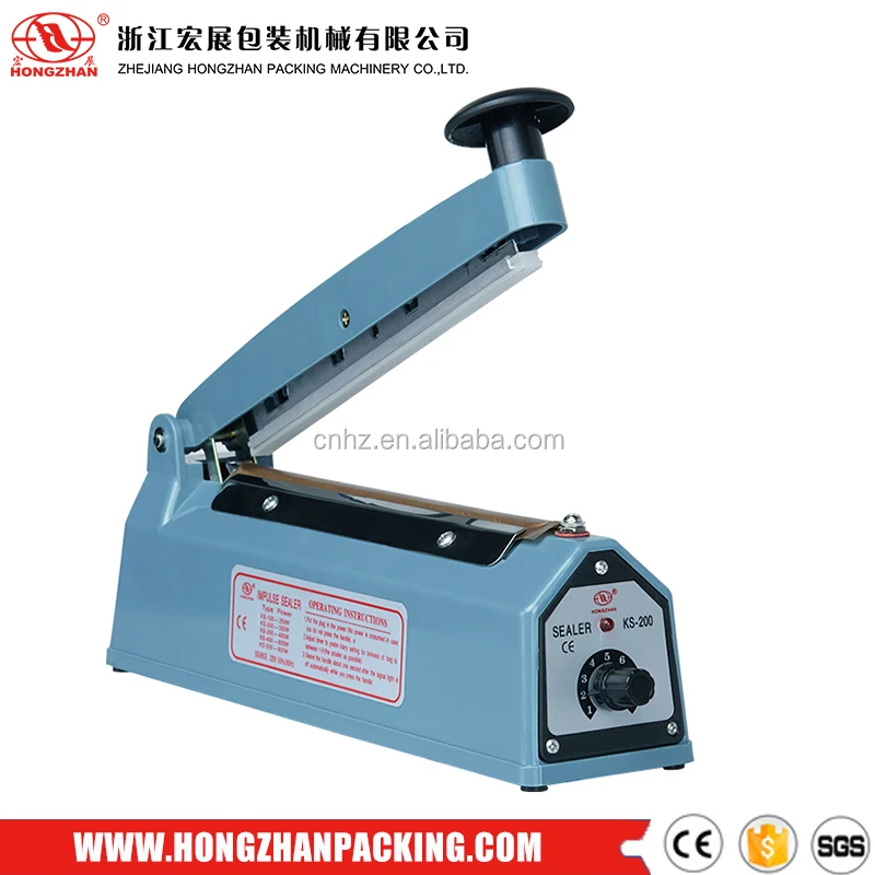 Portable Hand Sealer With Middle Side Cutter For Plastic And Paper Bags ...