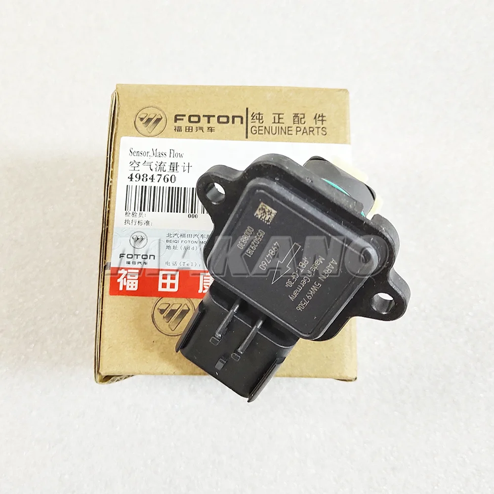Foton Spare Parts ISF2.8 Diesel Engine Mass Air Flow Sensor 4984760