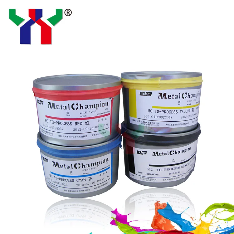 High Quality DIC Metal Champion Offset Printing Ink, 2kg/can