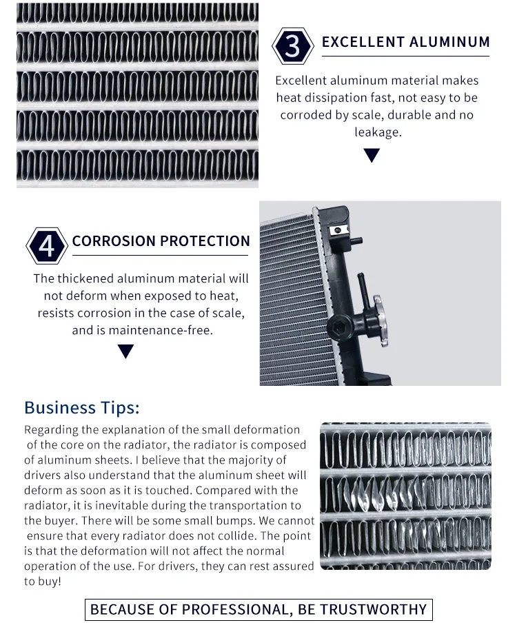 15376 Aluminum Radiator for Infiniti QX60 & Nissan Pathfinder