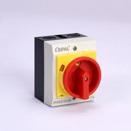 Waterproof Rotary Isolator Switch - Four Pole IP65 CE Certificate