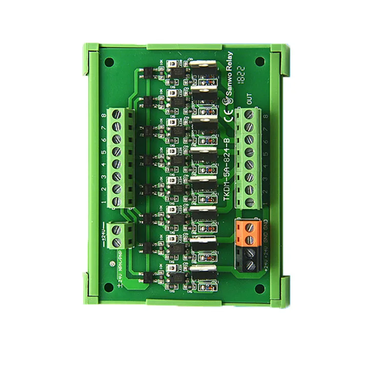 8-channel Transistor Output Relay Module for Circuit Protection