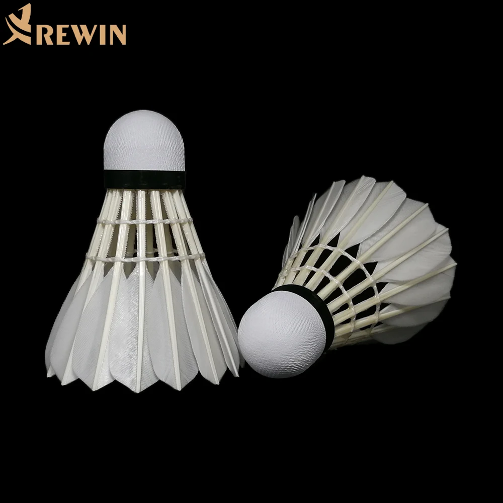 Goose Feather Badminton Shuttlecocks for International Tournaments