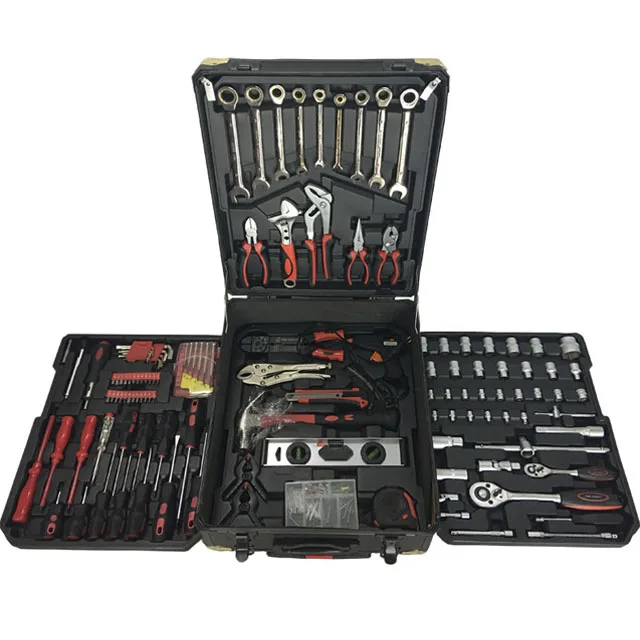 High Quality 186pcs Trolley Tool Set Tool Kit with Sockets Wrenches ...