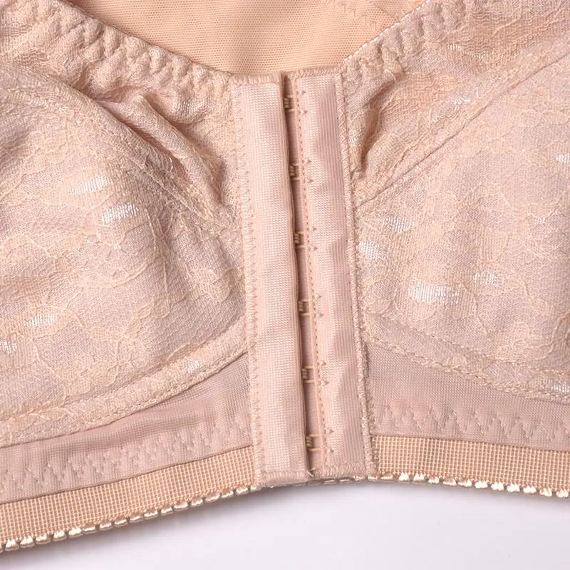 Rouyating Low Moq Sexy Front Buckle Large Bras Lace Plus Size Bra For ...