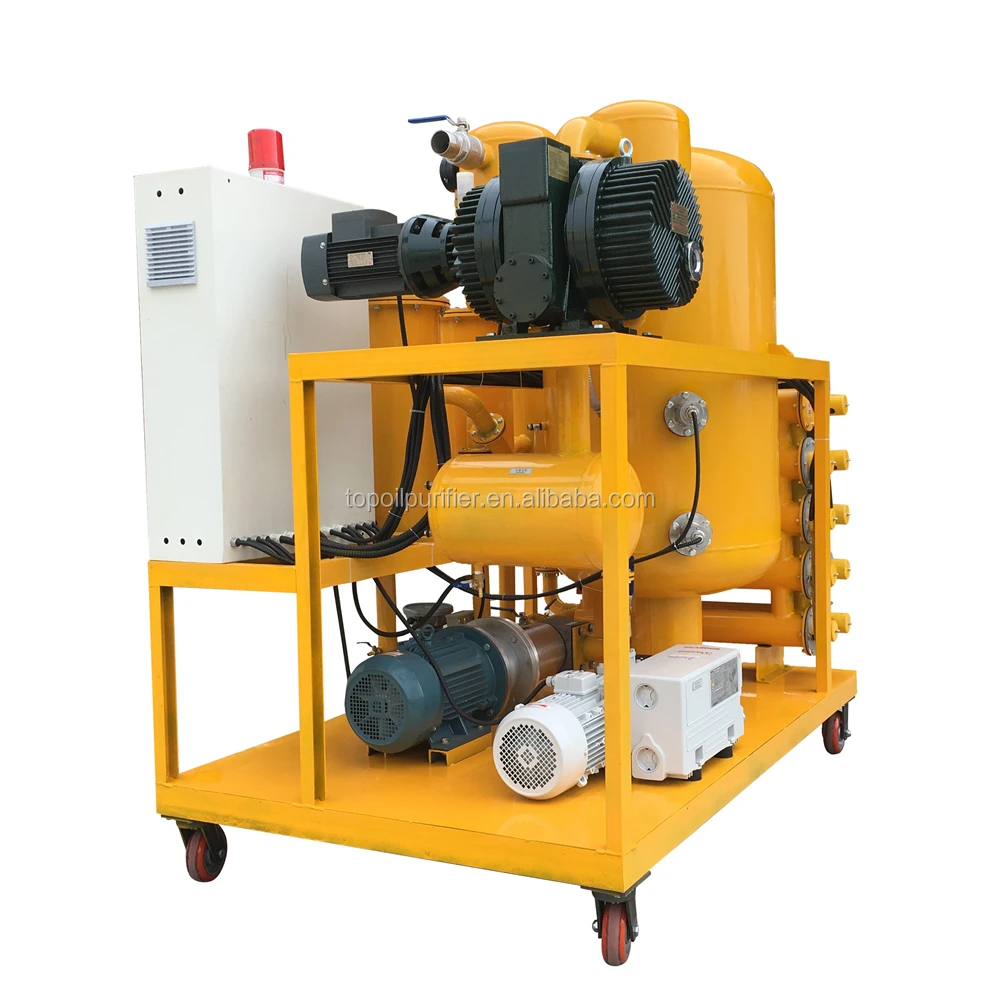 250l/min Waste Oil Recycling Transformer Oil Purifier