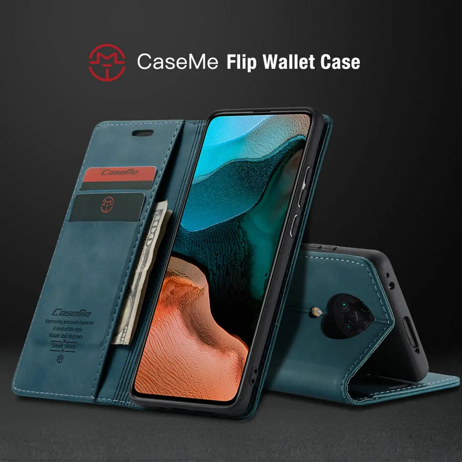 Caseme Soft Tpu For Xaiomi Note 9 Luxury Smooth Walletleather Mobile ...
