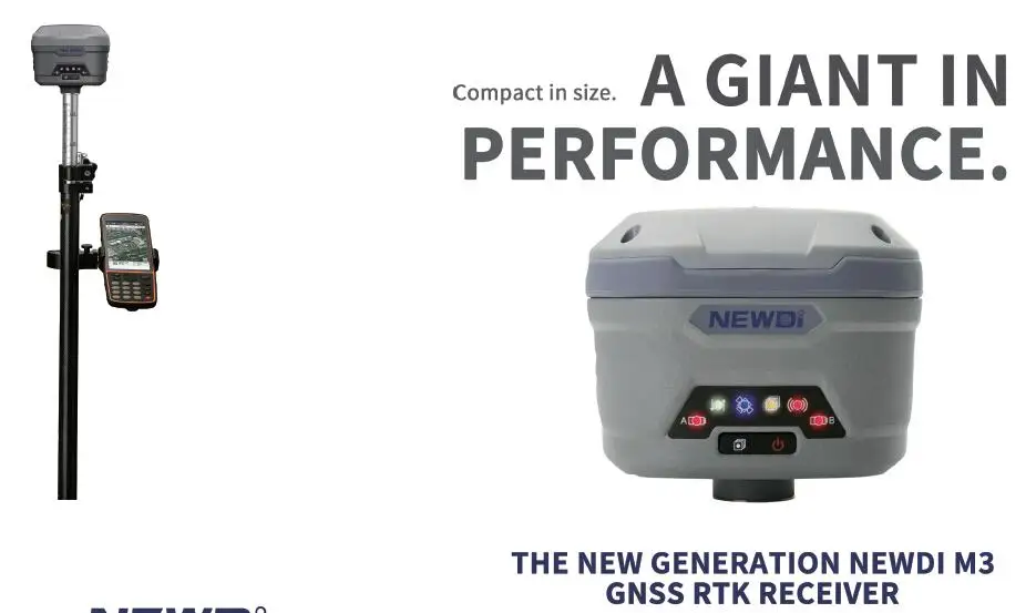 NEWDI M3 GNSS Receiver - Precision RTK GPS Surveying Equipment