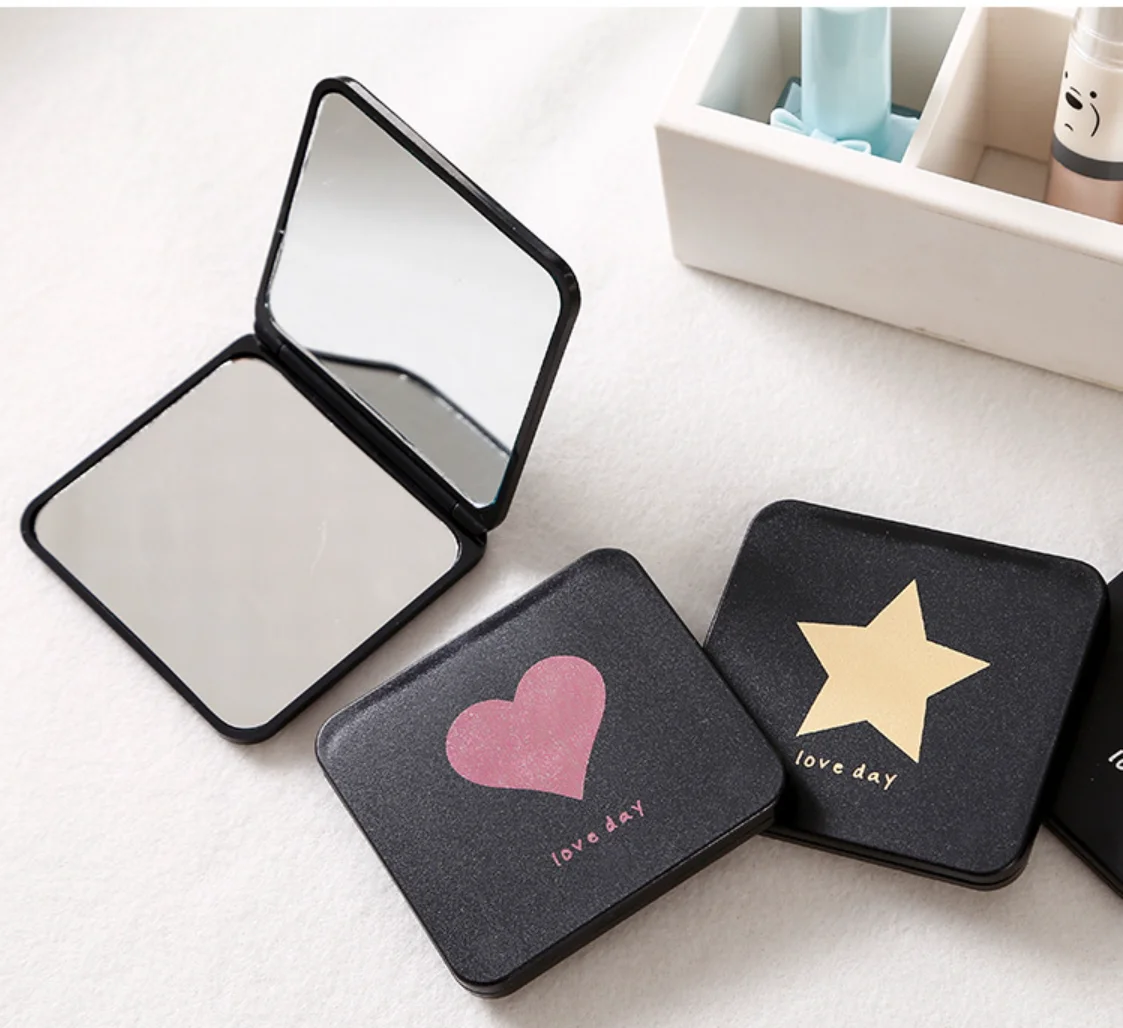 Wholesale Handheld Mini Mirror Custom Cute Mirror For Make Up Mini ...