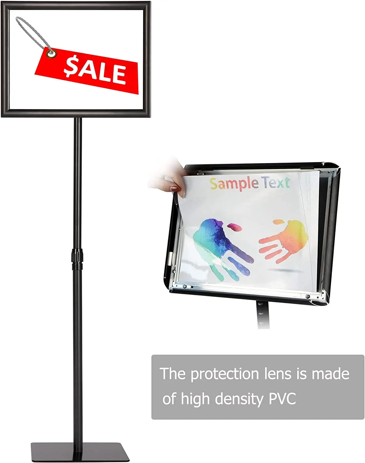 11 X 17 Inch Sign Holder - Adjustable Pedestal Poster Stand