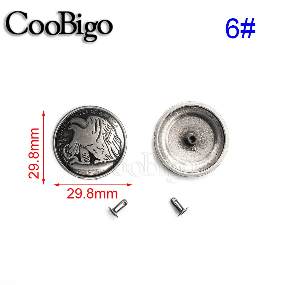 Punk Metal Rivet Studs - DIY Leather Craft Accessories