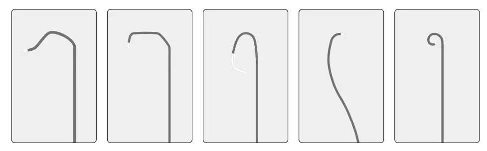 Disposable Judkins Coronary Catheter Angiographic Catheter 5f Tiger,Jl ...